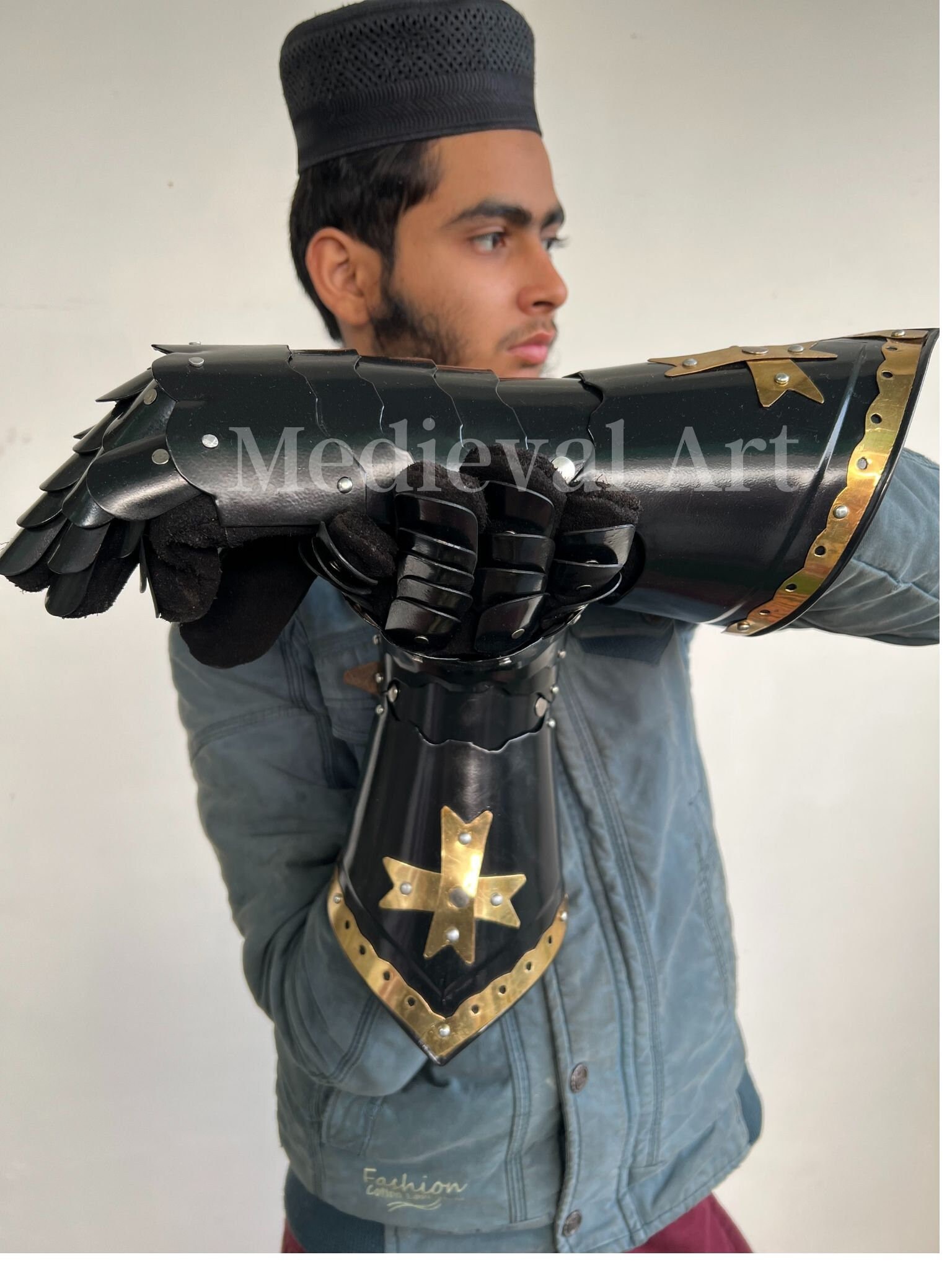 Medieval Knight Gauntlet, Larp Armor, Antique Gloves, Armor, Cospaly ...