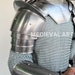 Medieval Pouldron Gorget Armor, Bracers Armor, Larp Armor, Cosplay ...
