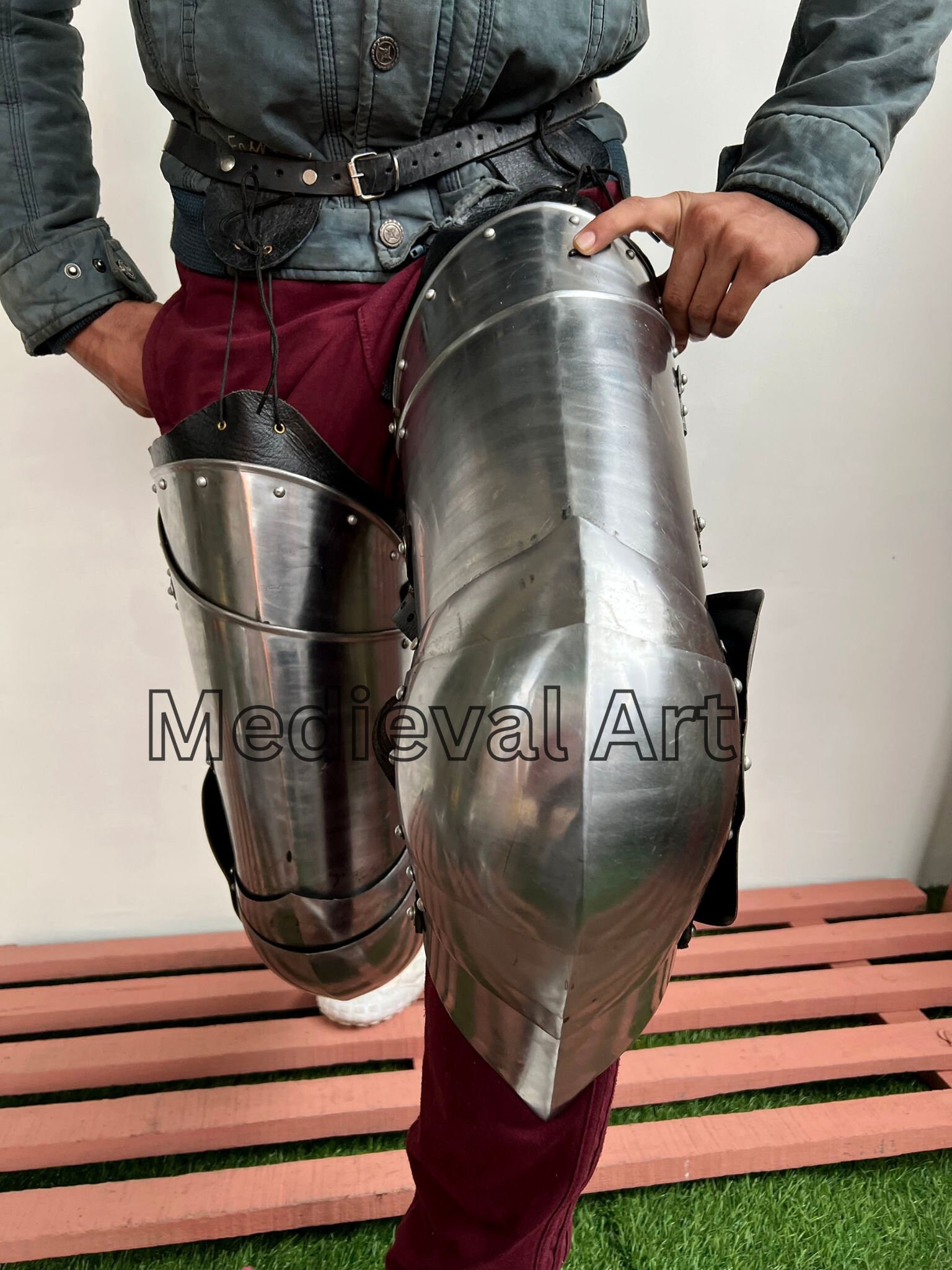 Medieval Knight Thighs Armor, Larp Armor, Cosplay Armor, Sca Armor ...