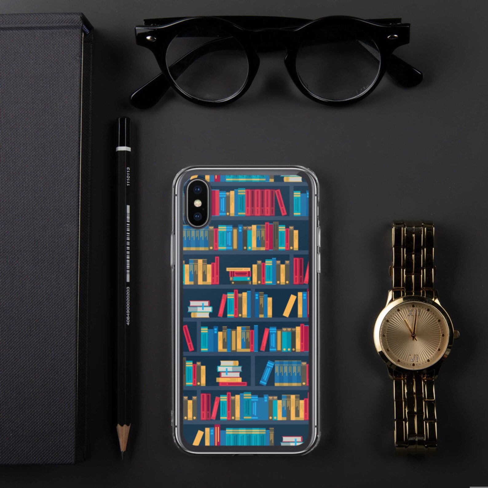 Library Bookshelf iPhone Case: iPhone 14 iPhone 13 iPhone - Etsy UK