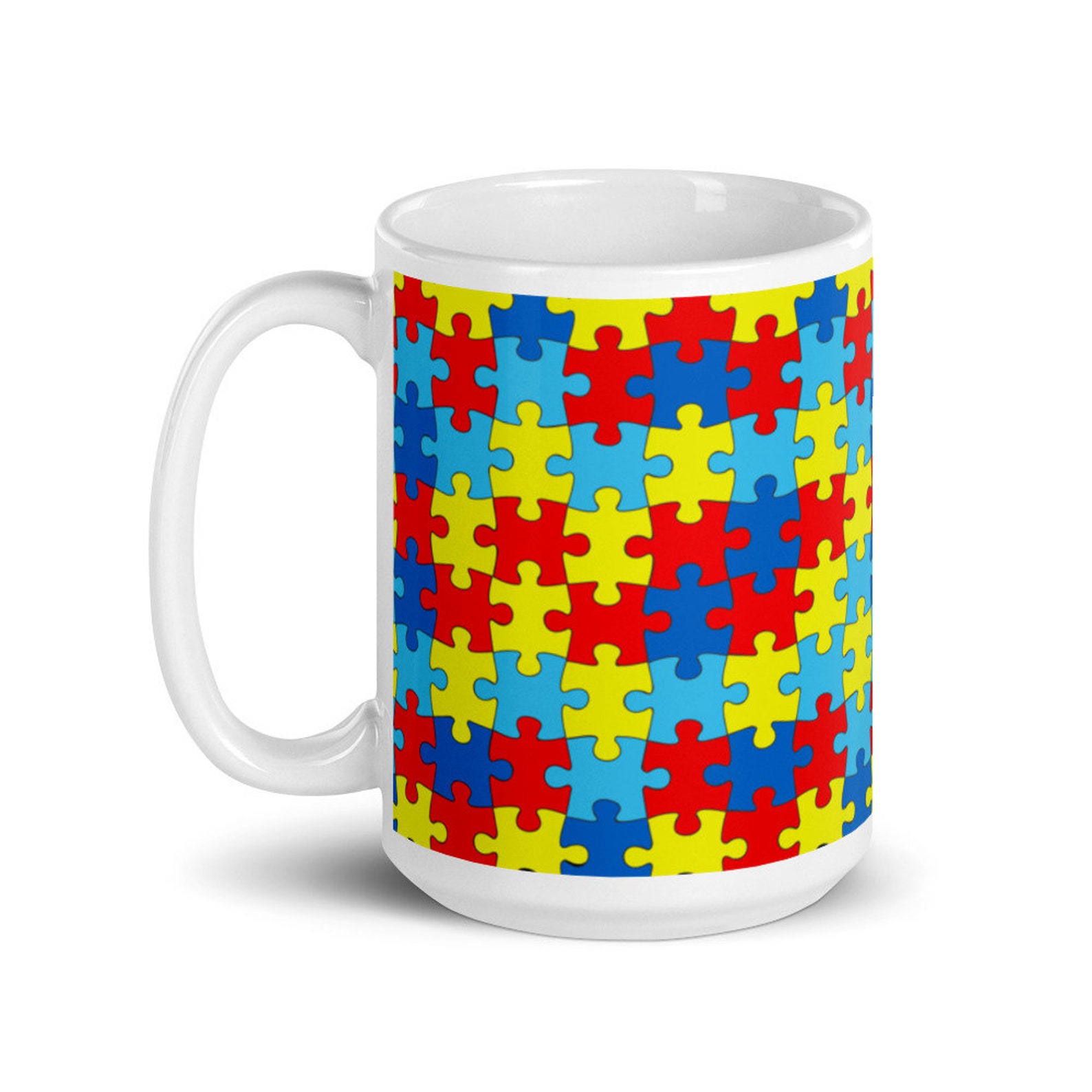 Jigsaw Puzzle Mug Coffee Mug Colorful - Etsy