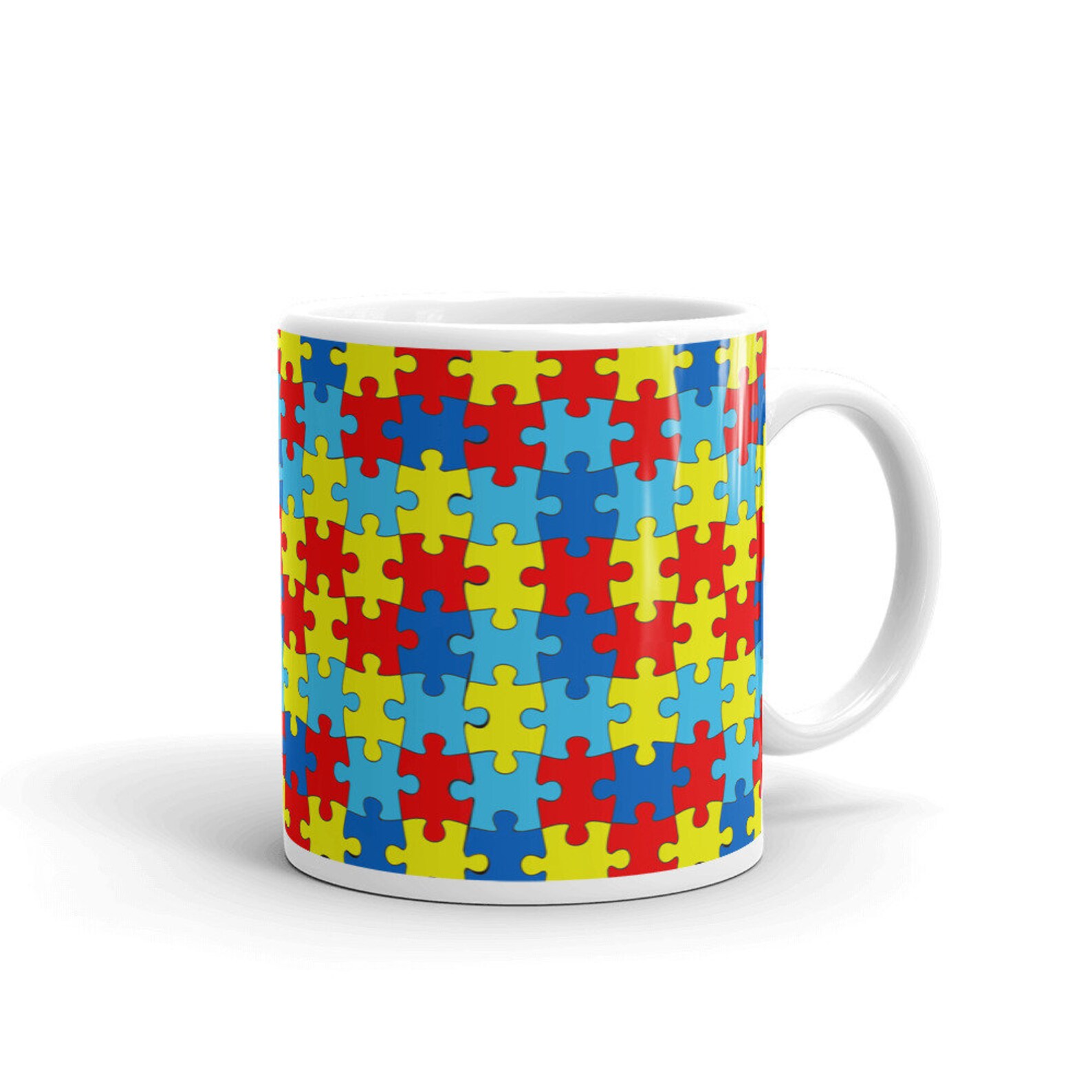Jigsaw Puzzle Mug Coffee Mug Colorful - Etsy