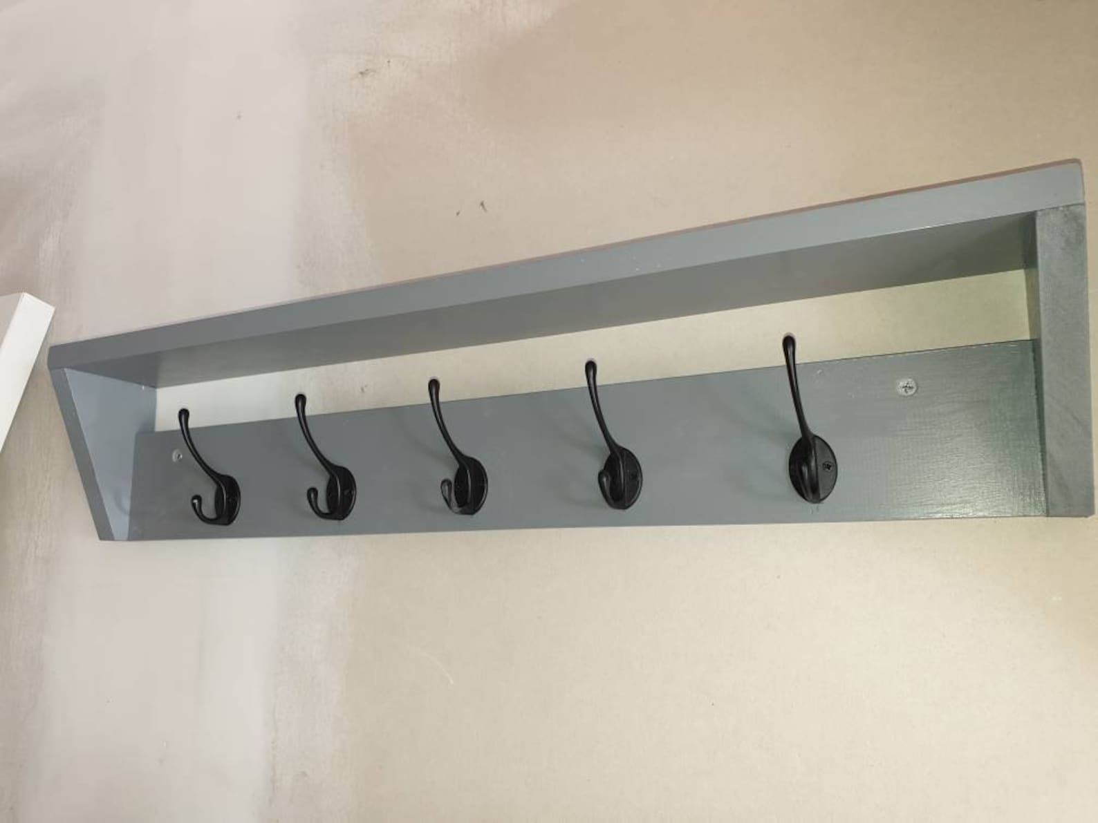 Coat Rack, Coat Rack With Shelf,hallway Coat Rack, Shelf, Grey Shelf ...