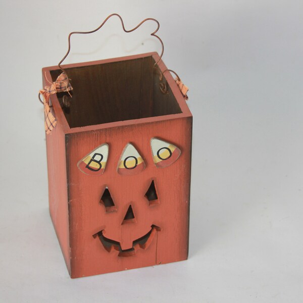Wooden Jack O Lantern Box - Etsy