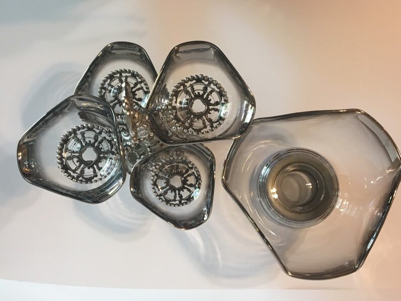 Vitreon Queen Lusterware Silver Ombre - Caddy and Bowl Set - L&L WMC ...