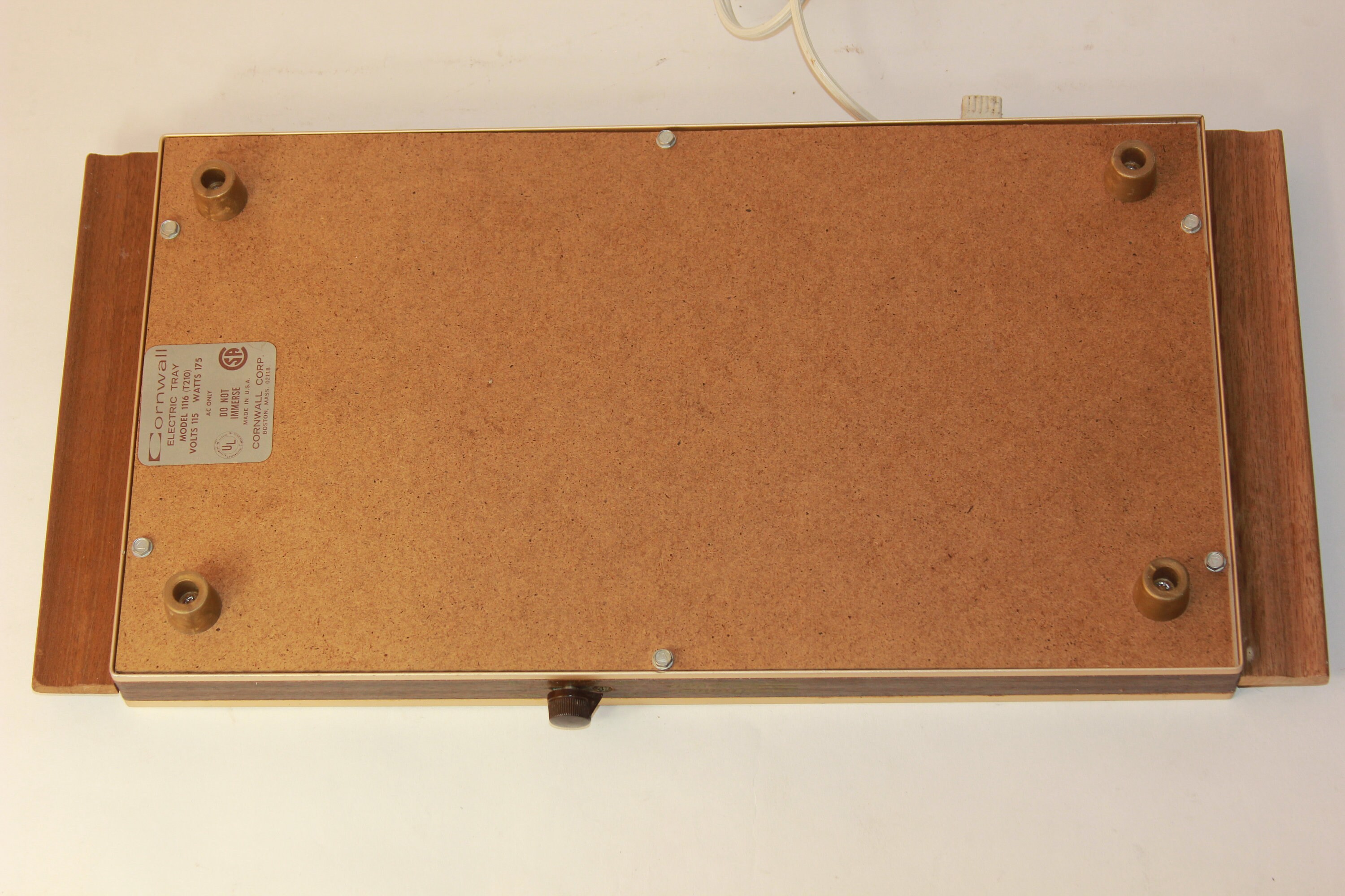 Rare Design Vtg Cornwall Electric Warming Tray Mid Century Modern Model ...