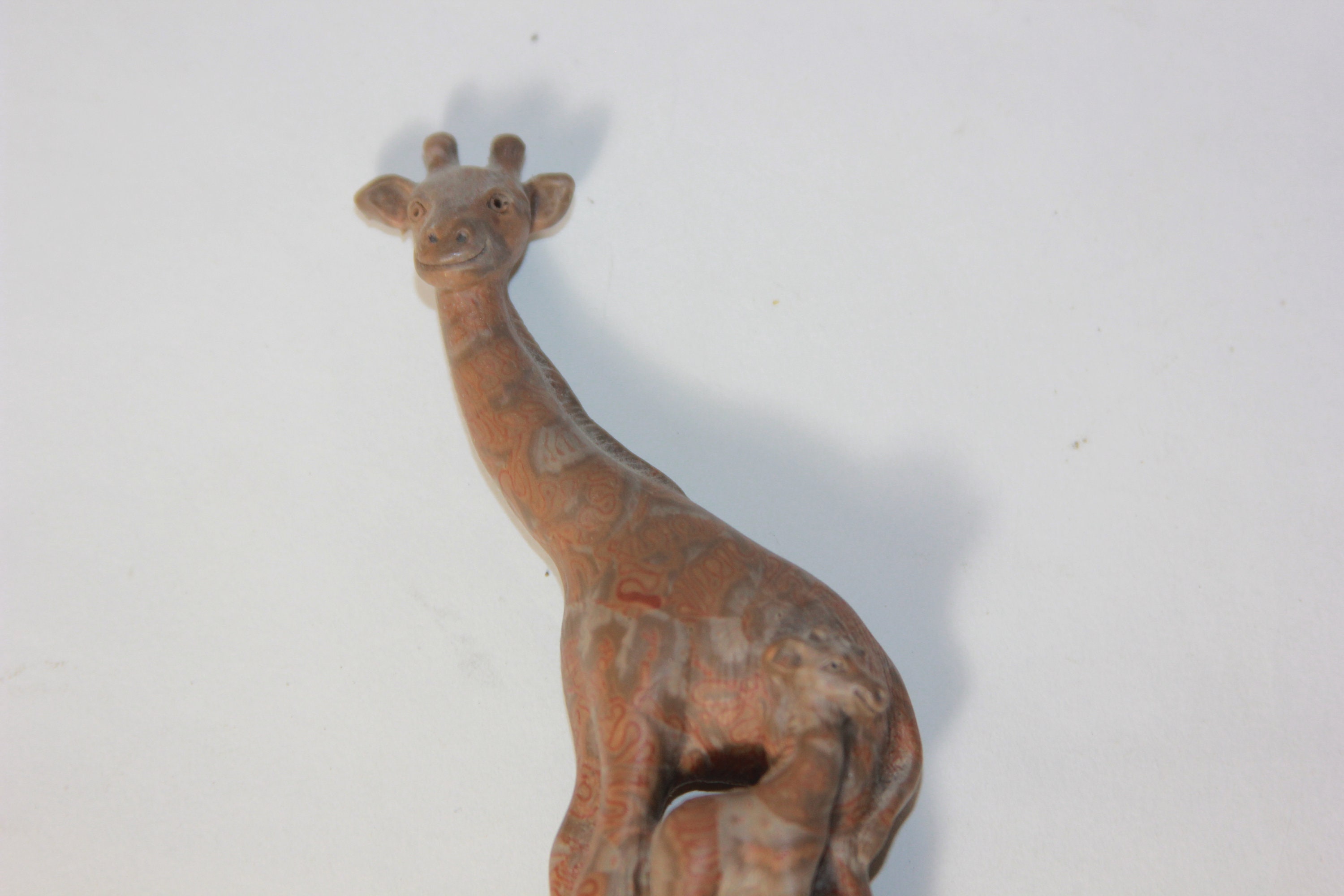 Vintage Giraffe Fridge Animal Magnets Clay Critters Kitchen ...
