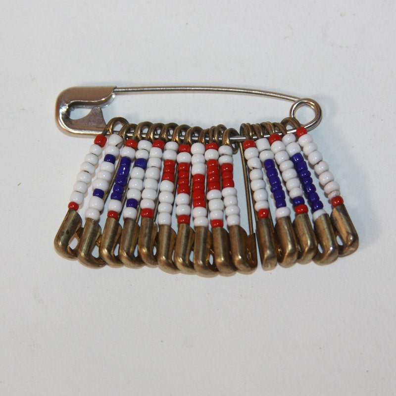 Heart Safety Pin - Etsy