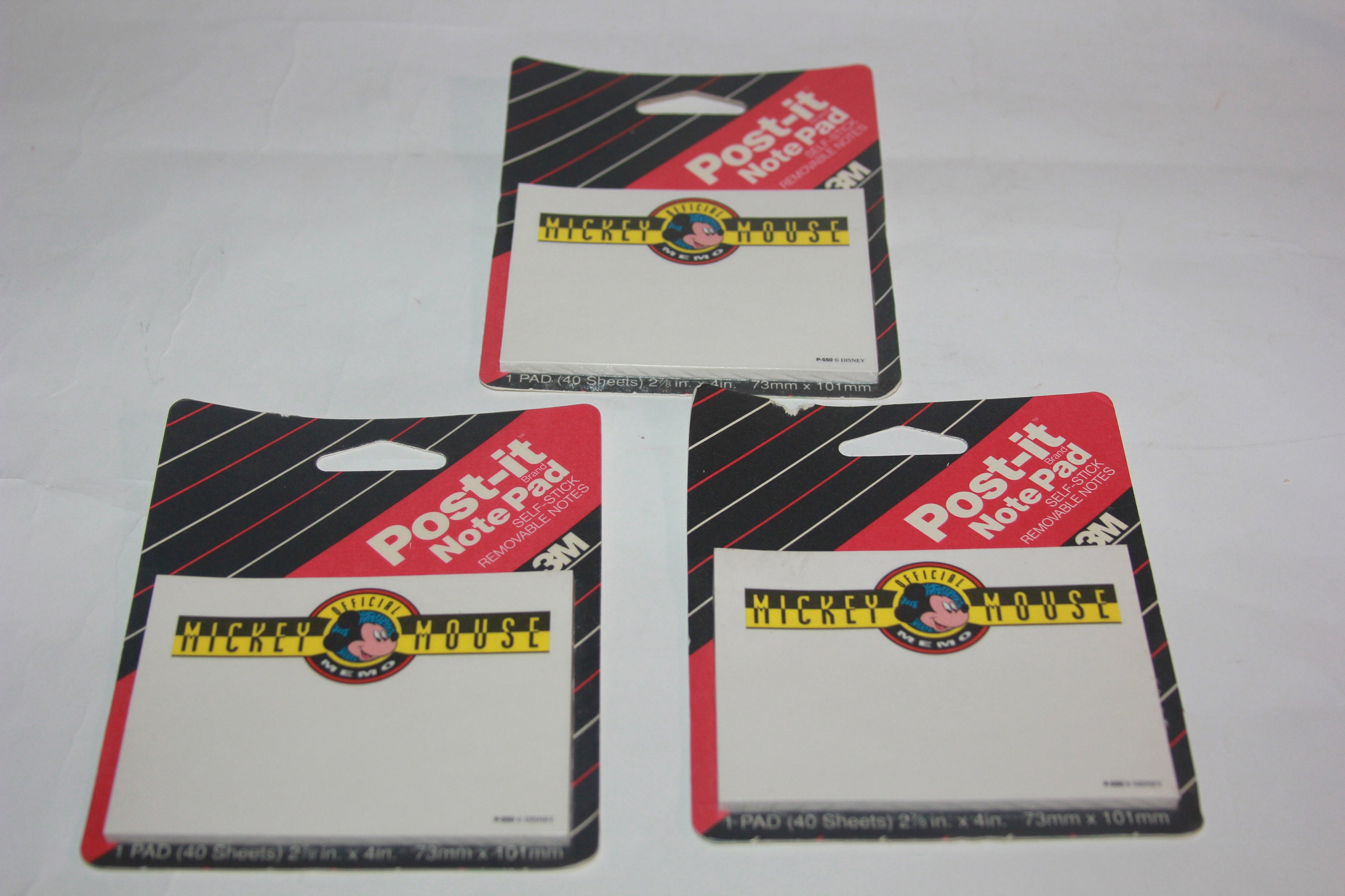 Vintage Disney Collectible Mickey Mouse Post-it Note Pad 40 - Etsy