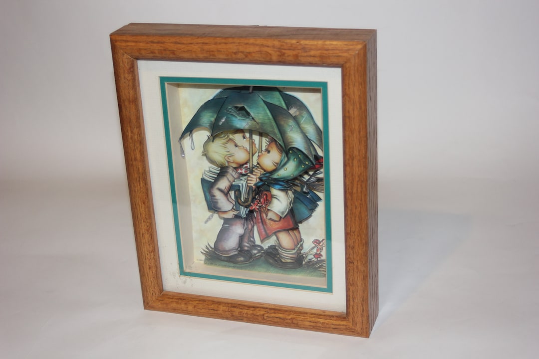 Vtg 3D 1993 Donald Art Co Hummel Under One Roof 3D Picture 51312 Hummel ...