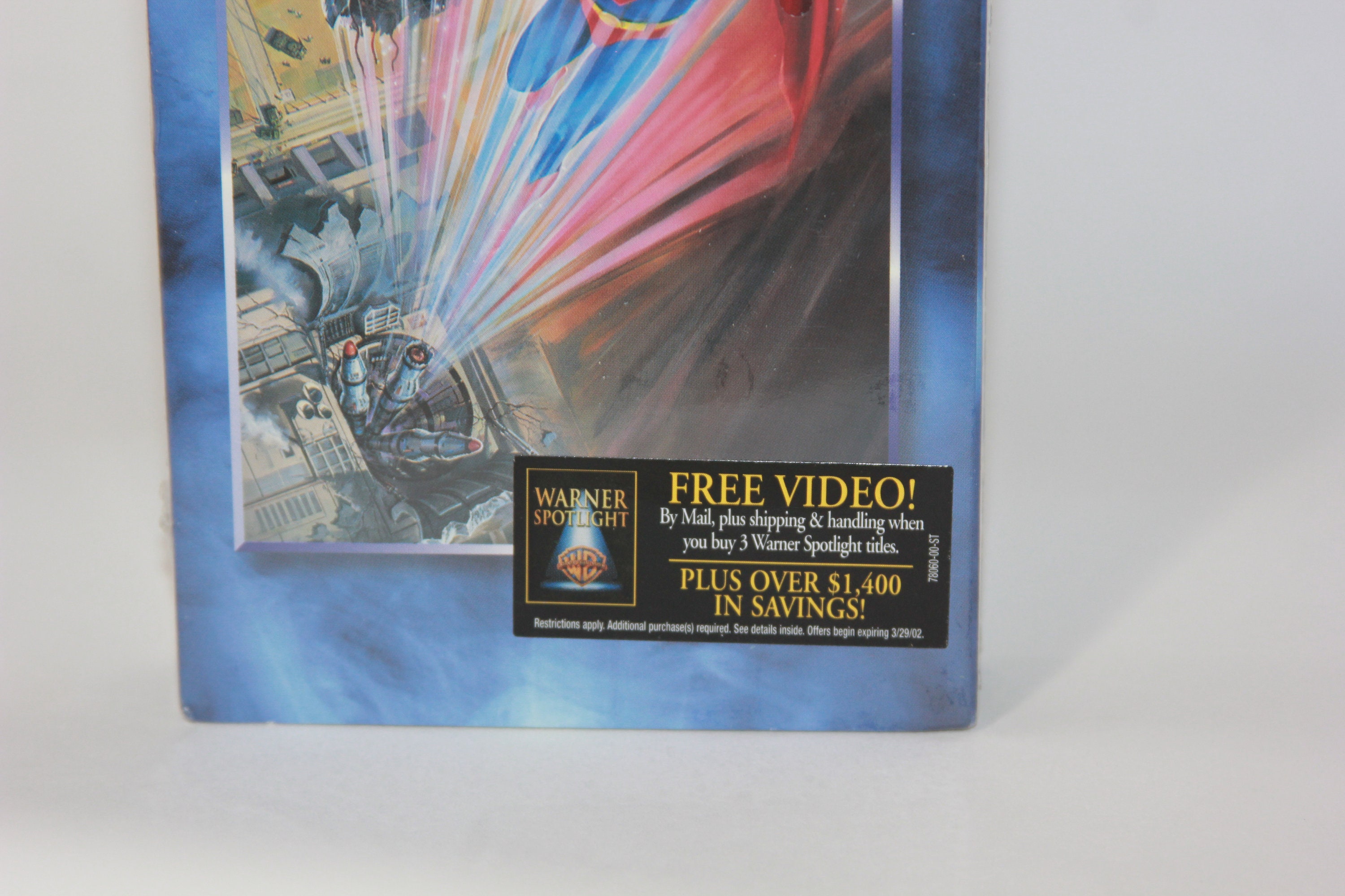 Superman IV: the Quest for Peace (VHS, 2001) Factory Sealed NEW ...