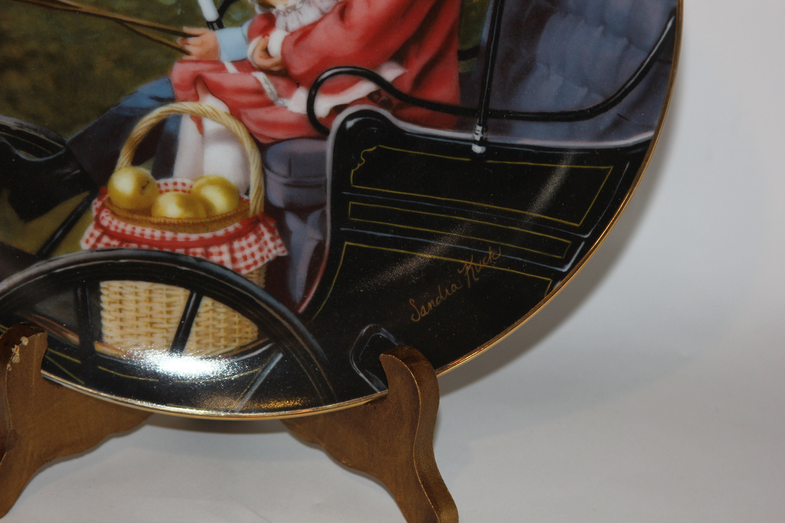 Vintage Reco Collectors Plate "the Surrey Ride" by Sandra Kuck 1983 ...