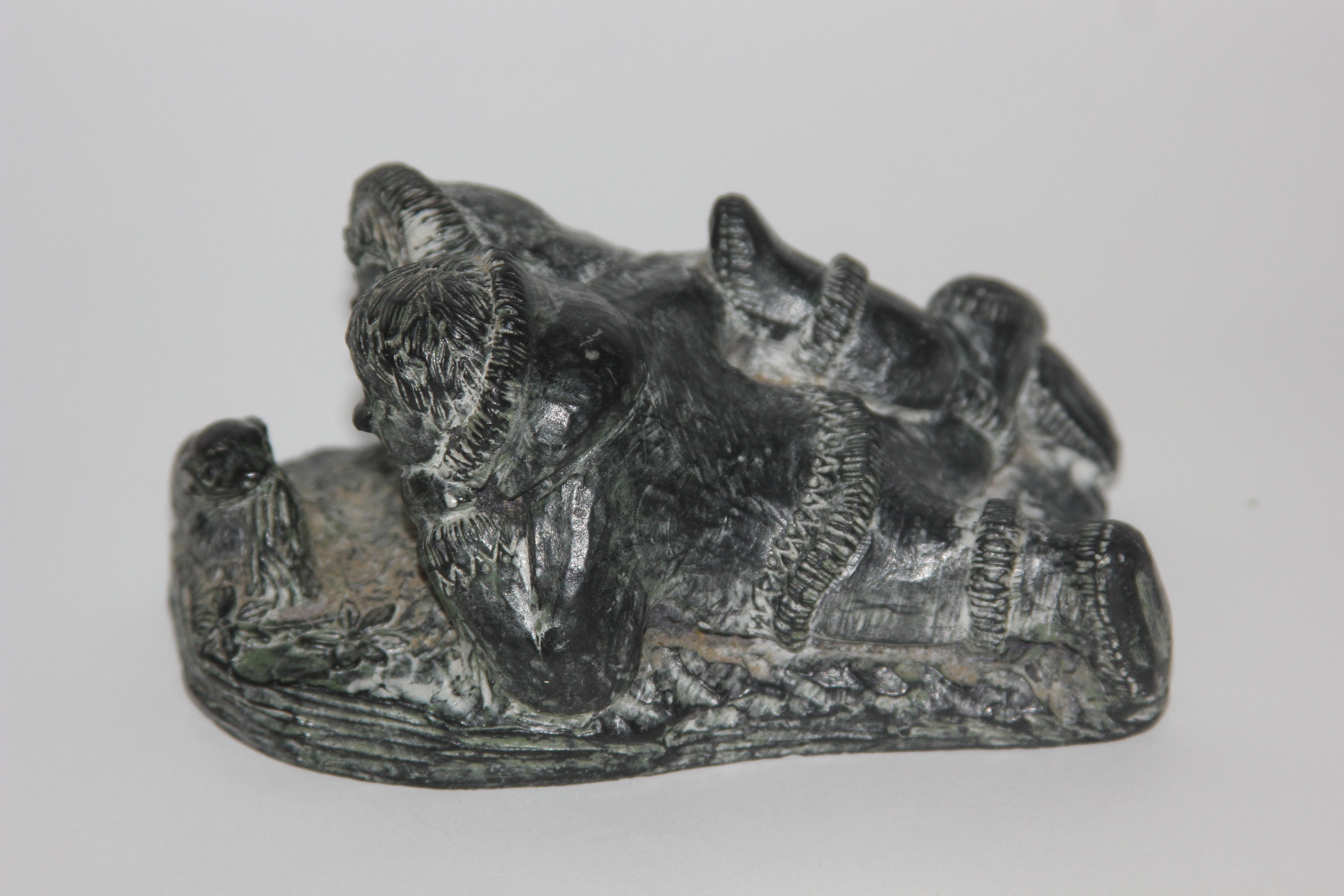 A Wolf Original the Wolf Sculpture Hand Made Canada - Children Watching ...