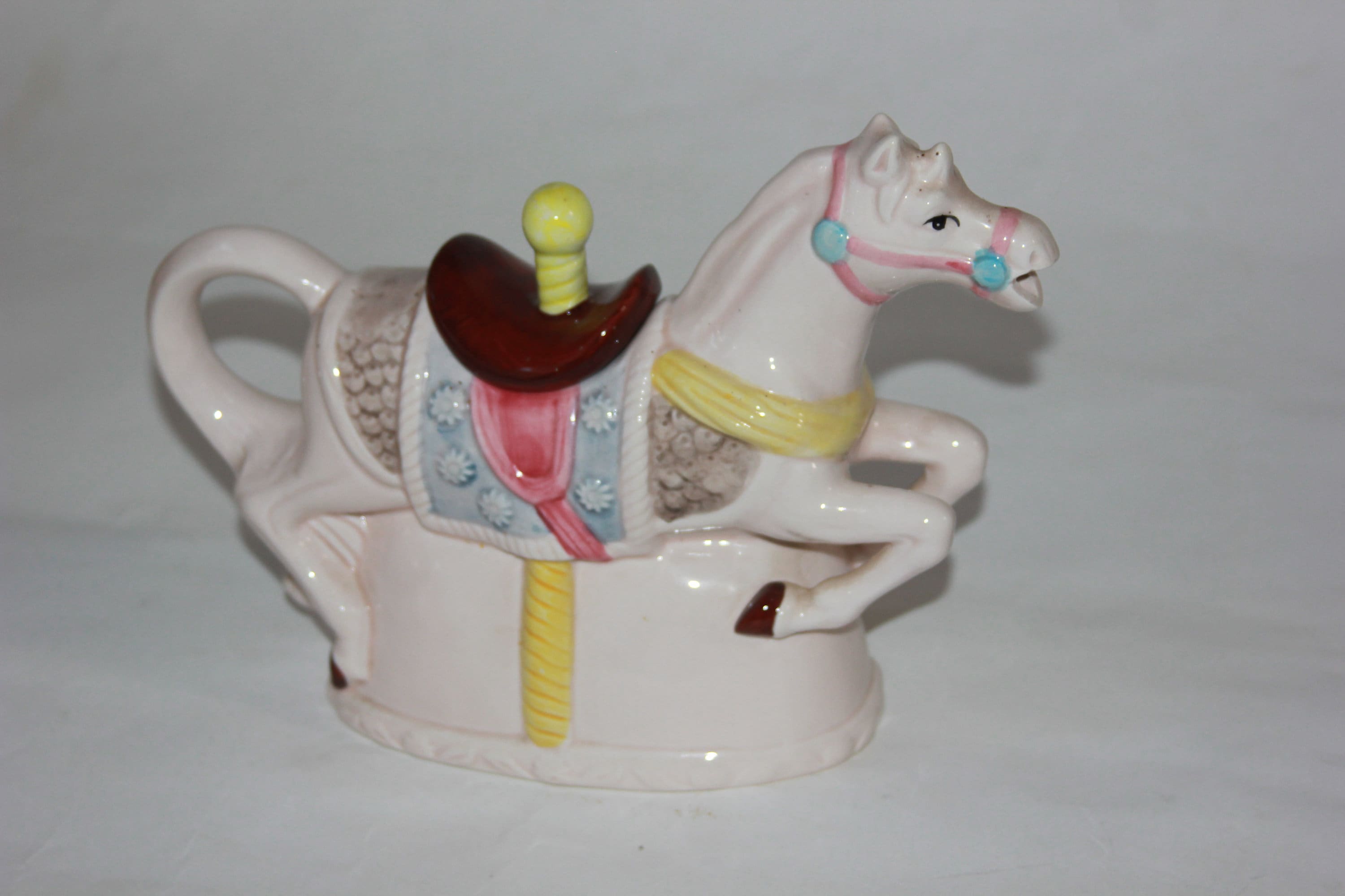 Vintage Heritage Mint Carousel Horse Teapot Figurine the Leonardo ...