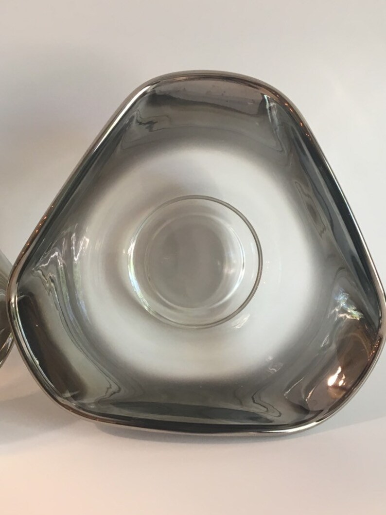 Vitreon Queen Lusterware Silver Ombre - Caddy and Bowl Set - L&L WMC ...