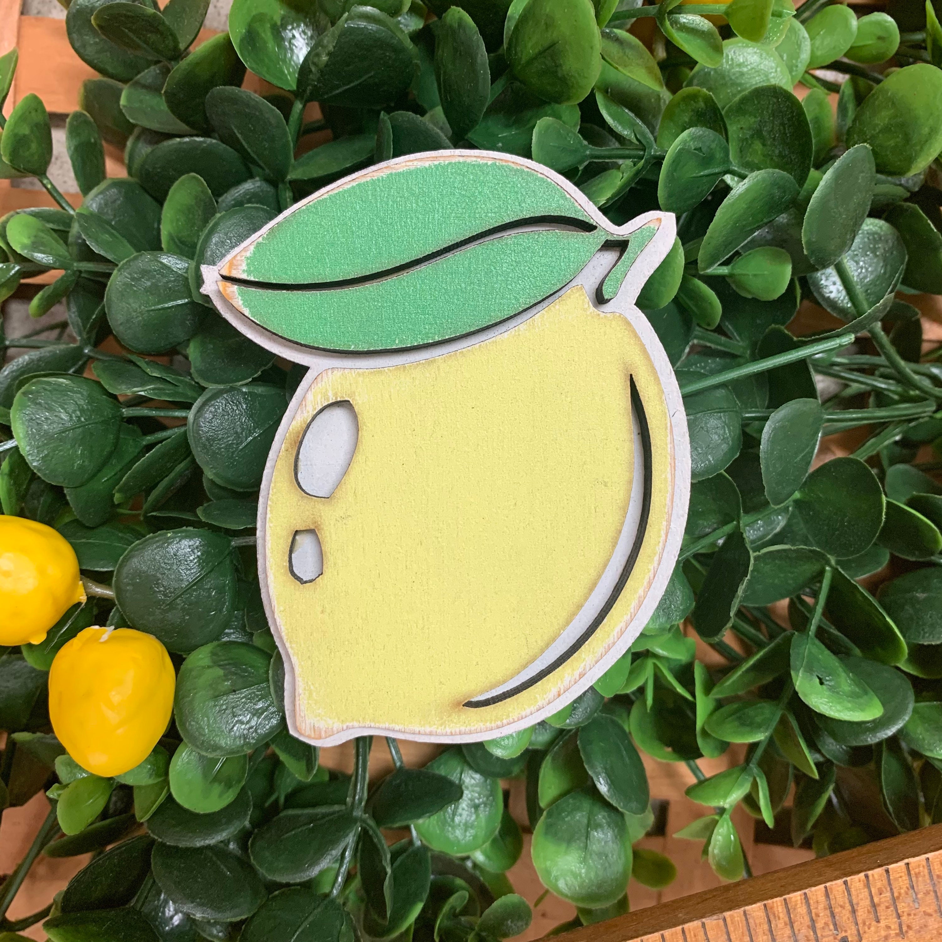 Lemons Mason jar Lemon Style Tiered Tray Props Lemon | Etsy