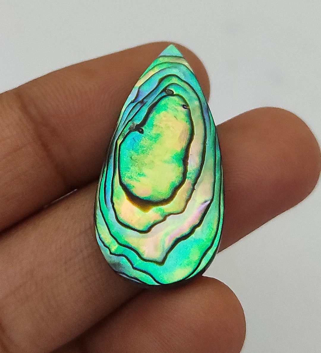 Beautiful Abalone Shell Loose Cabochon Gemstone Top Grade - Etsy
