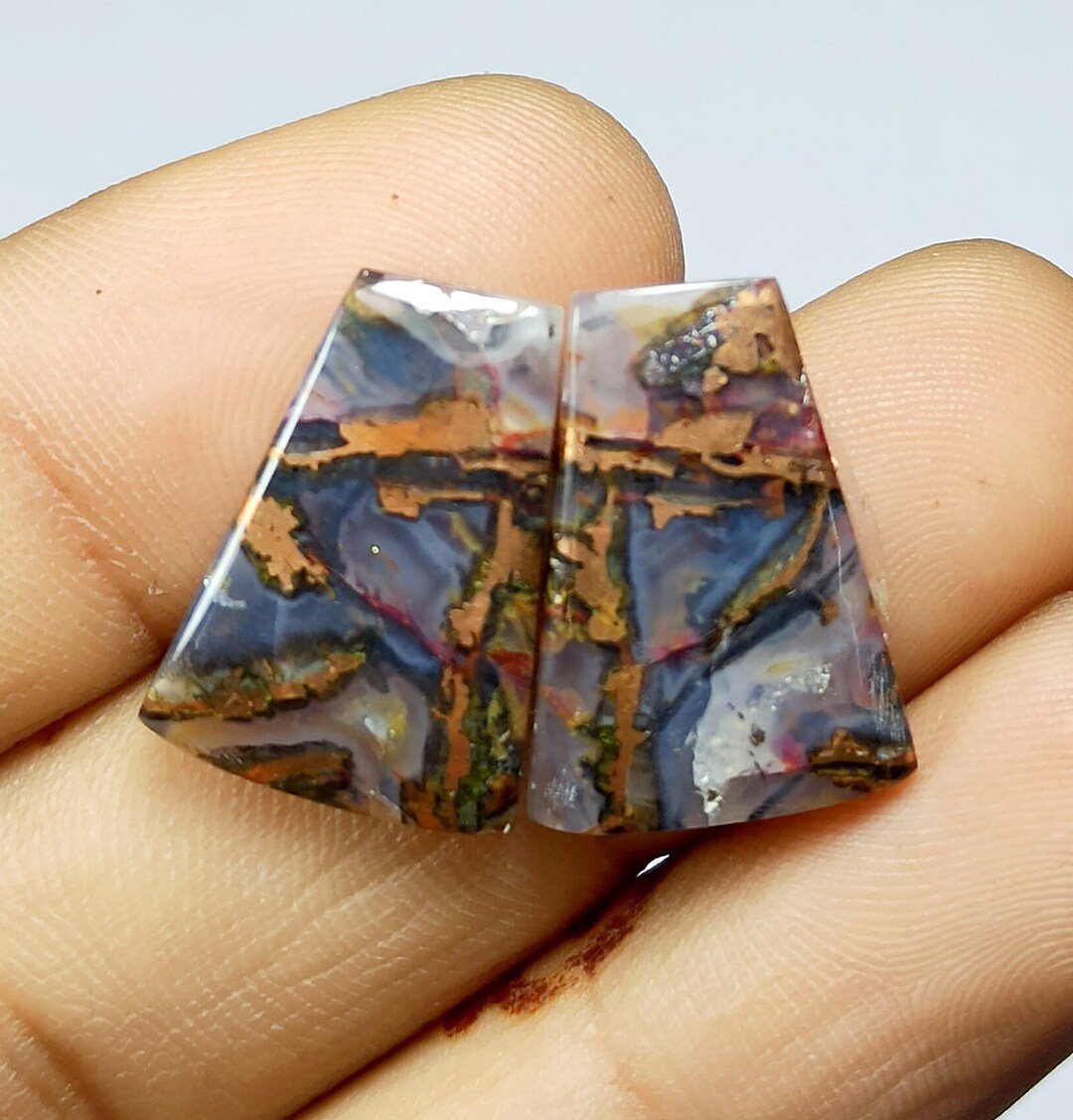 High Quality Native Copper Chrysocolla Cabochon Top Grade Native Copper ...