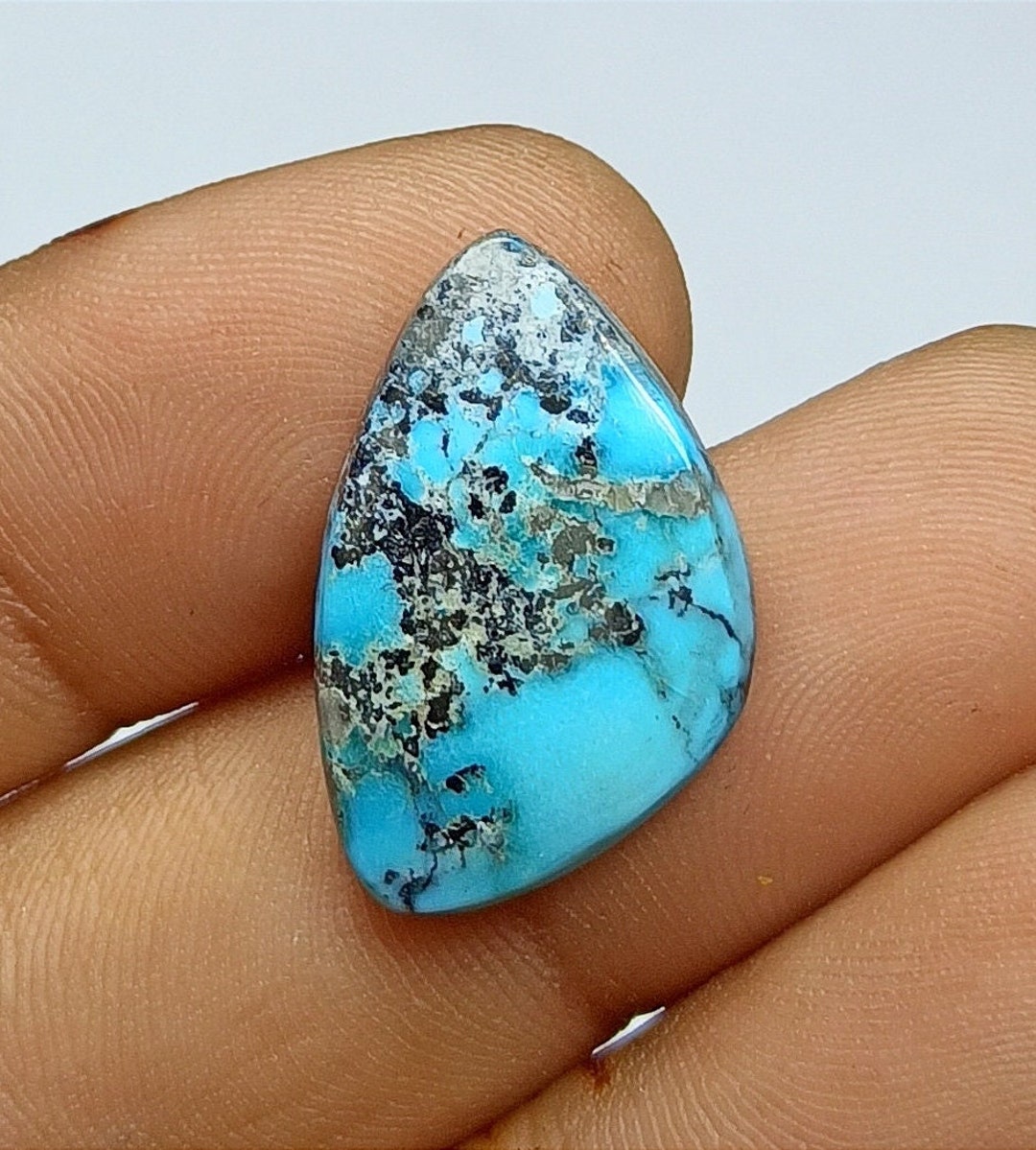 High Quality Pyrite Turquoise Cabochon / Top Grade Nacozari Turquoise ...