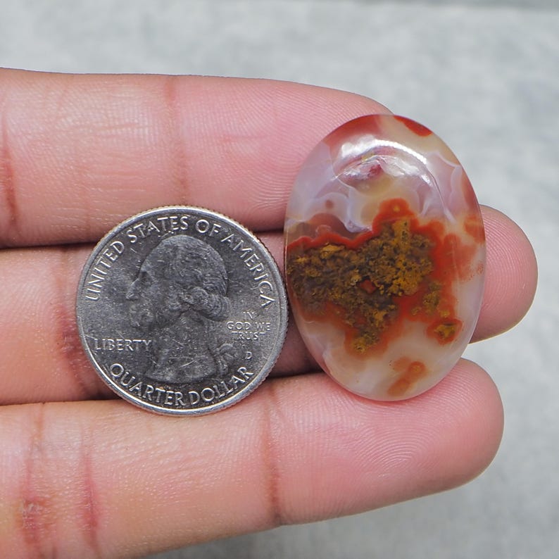 Mexican Coyamito Seam Agate Cabochon Lapidary Stone - Etsy