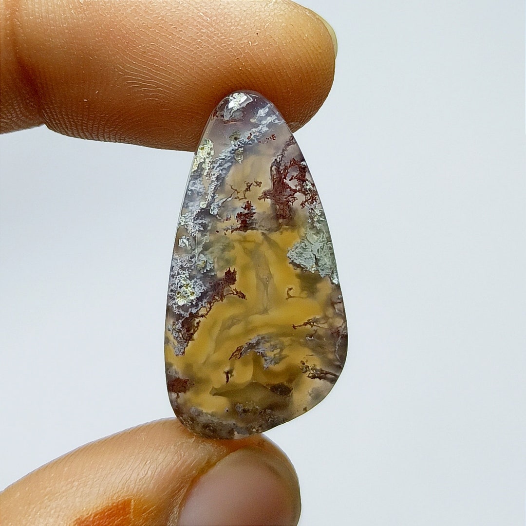Beautiful Indonesian Moss Agate Handmade Cabochon Top Quality ...