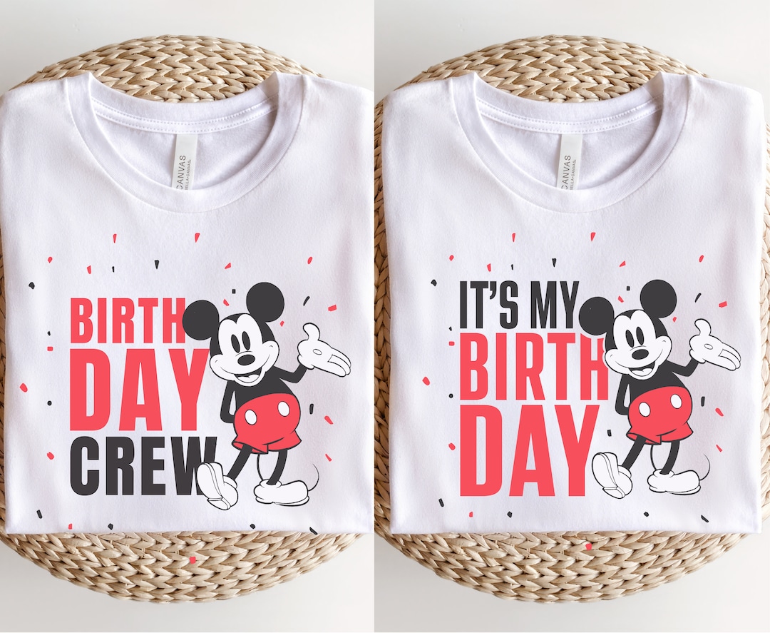 Matching Disney Birthday Crew Shirt, Disneyshirts, Disney World ...