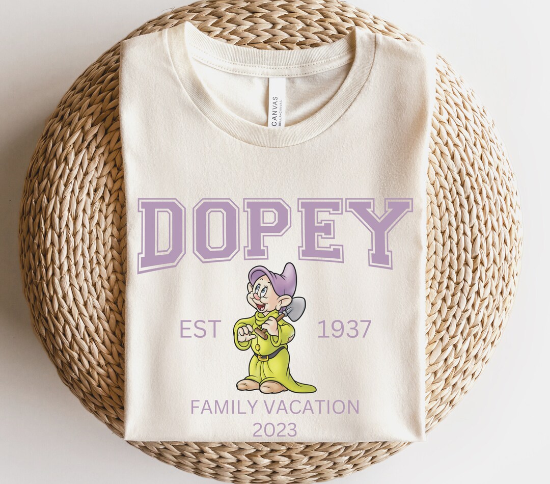 Dopey Shirt, Seven Dwarfs Shirt, Disney Shirt, Disneyland Shirt, Disney ...