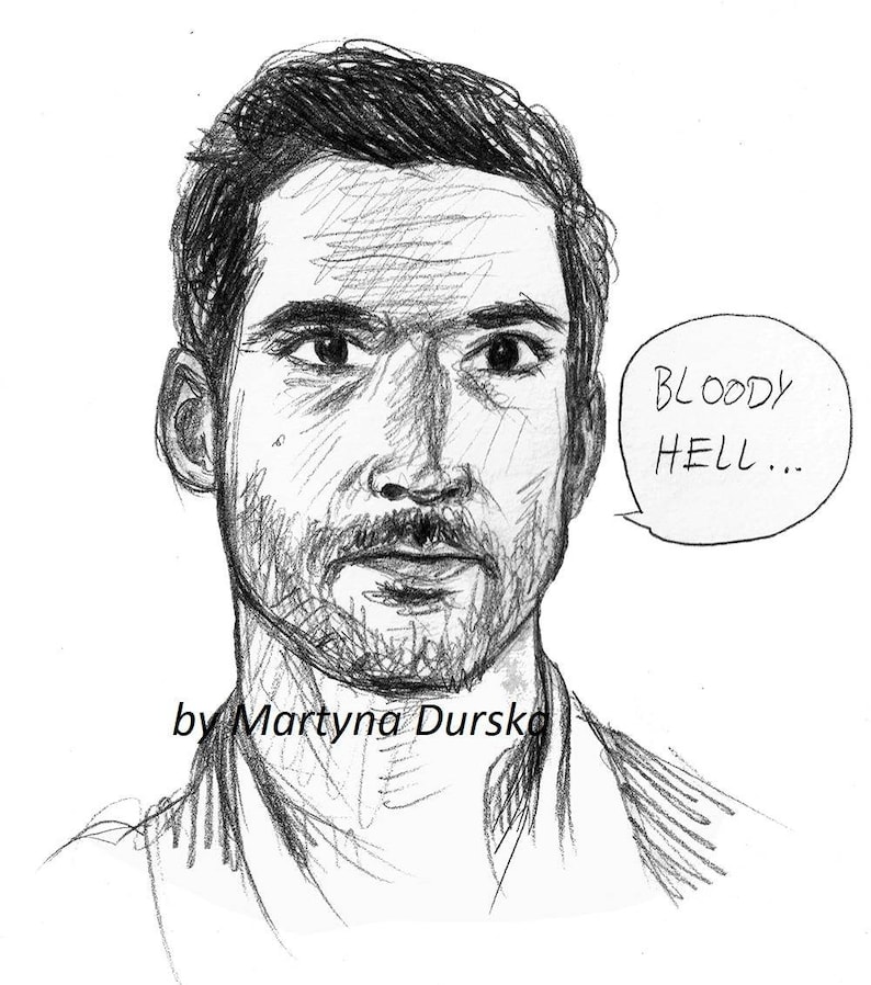 Lucifer Original Drawing - Etsy