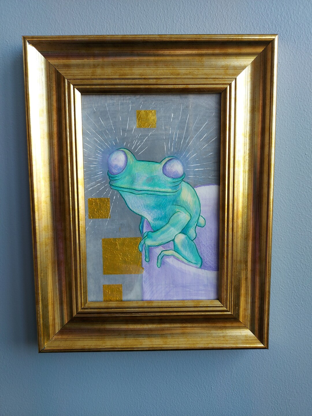 Magical Frog Drawing - Etsy