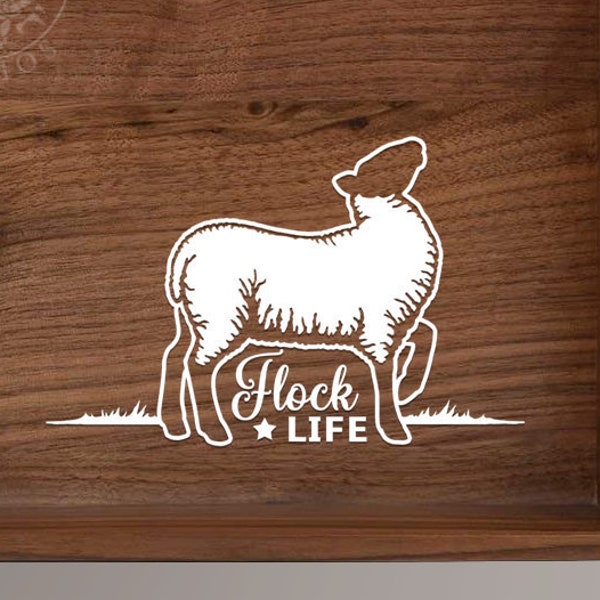 Sheep Wall Decal - Etsy