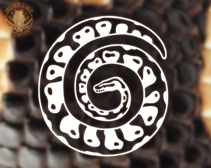 Peeking Ball Python Decal Periscoping Snake Serpent Boa - Etsy