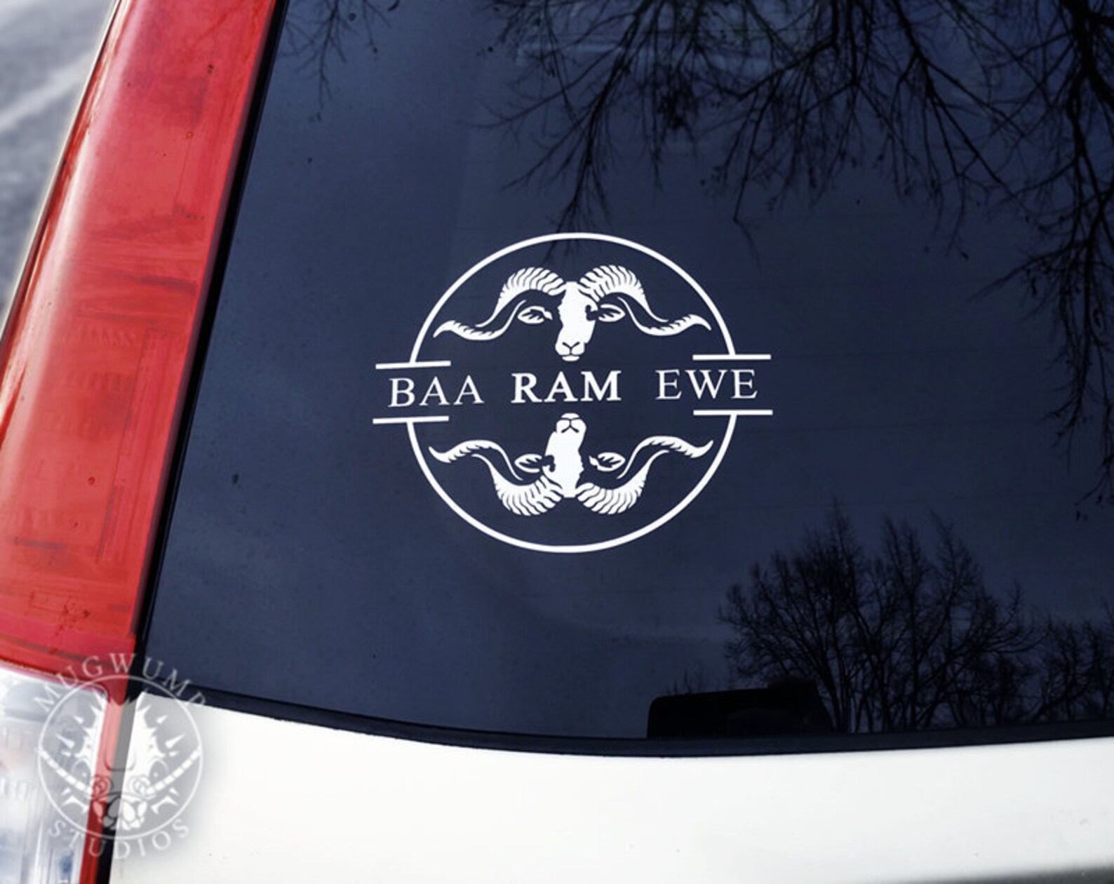 Baa Ram Ewe Sheep Decal Bah Ram Ewe Ram Decal Country | Etsy