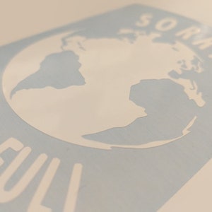 We're Full Planet Earth Decal - Childfree, Environmentalist, Ecological ...
