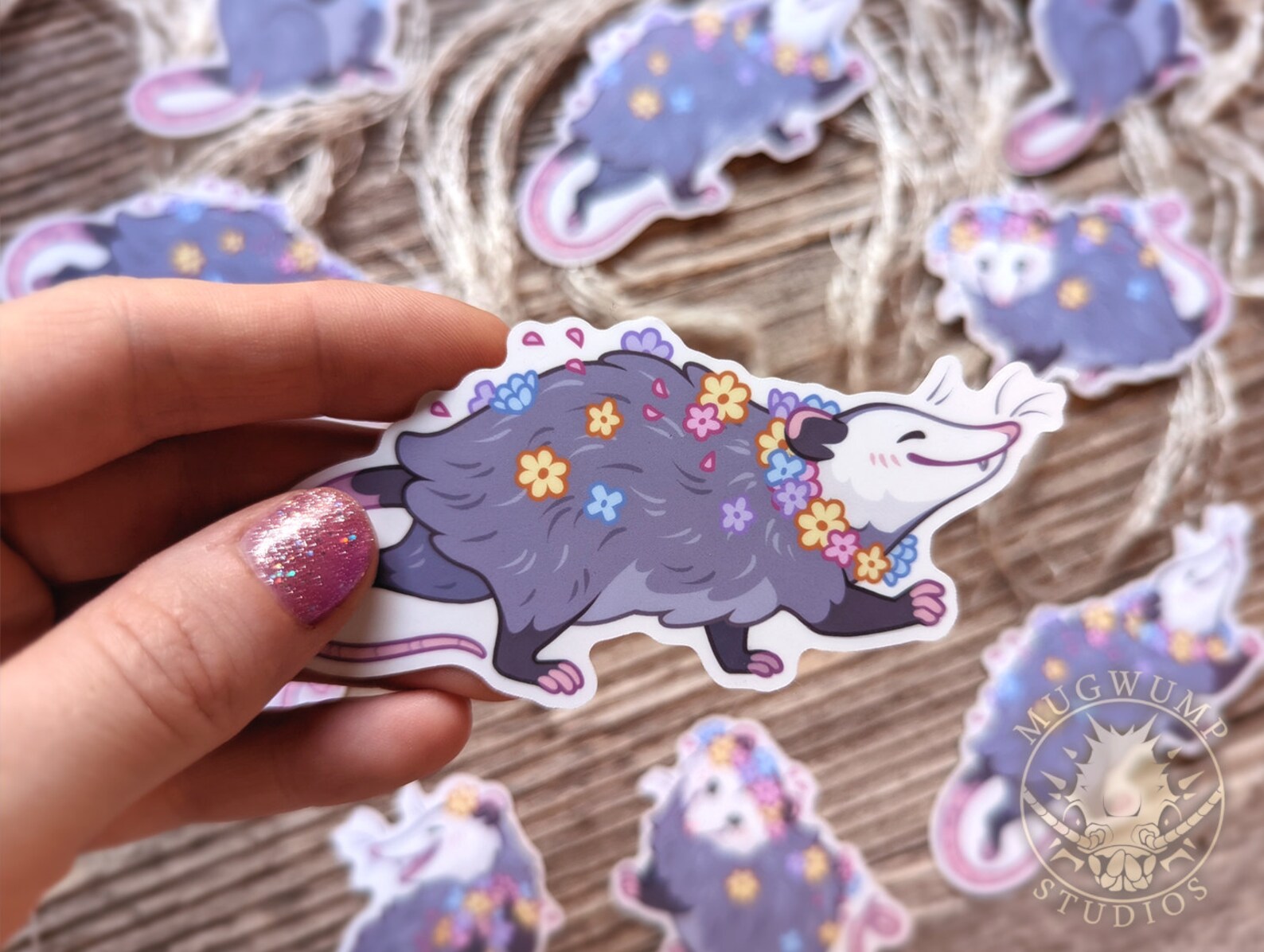 Opossum Vinyl Stickers pack of 3 Cute Waterproof Possum - Etsy