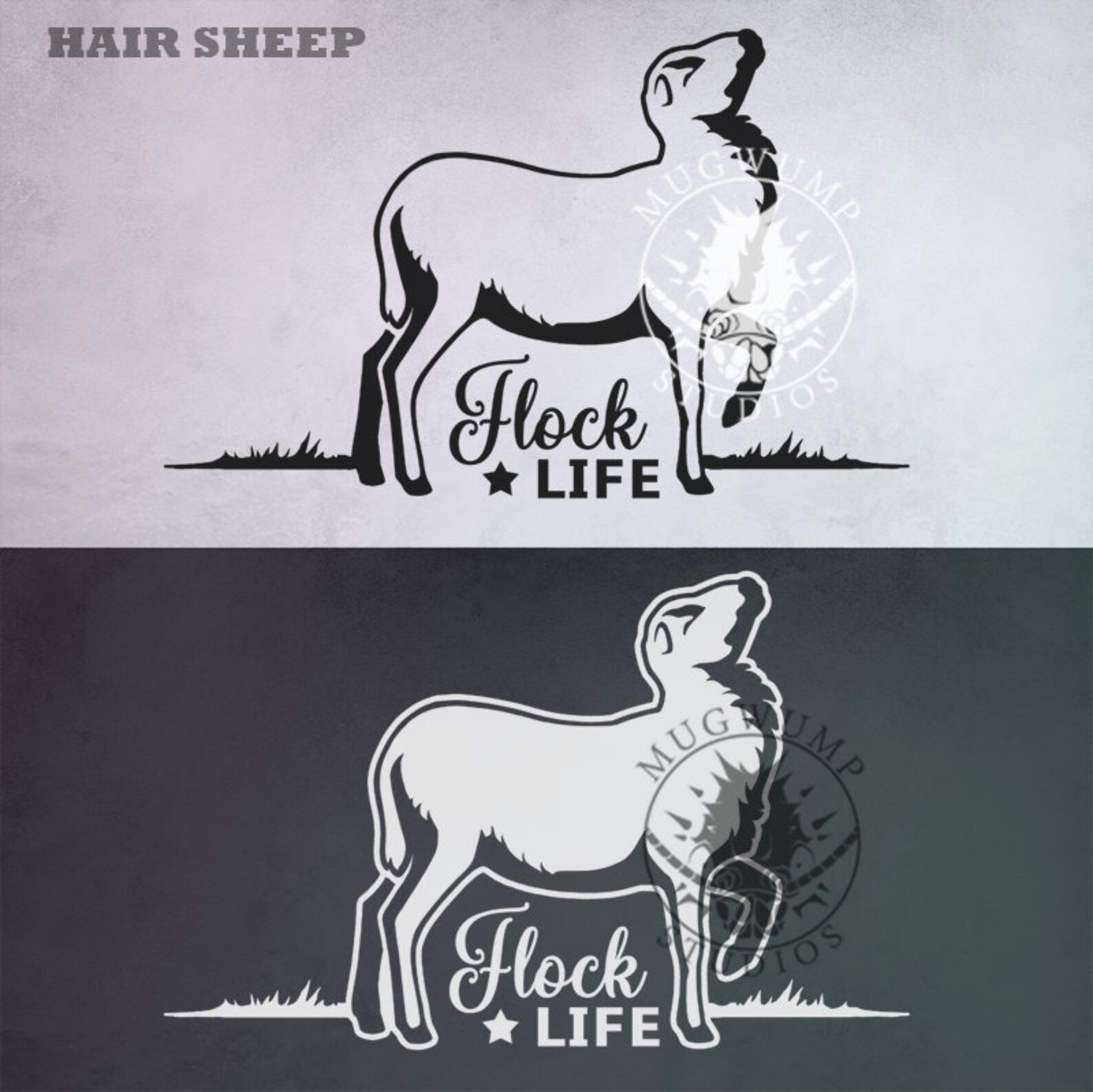 Flock Life Sheep Decal Rustic Decal Country Decal Western - Etsy