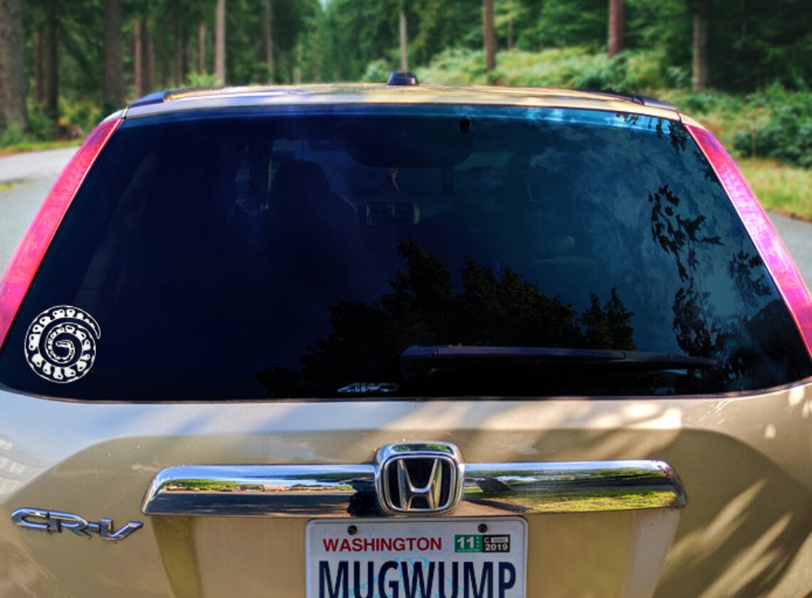 Ball Python Decal Spiral Snake Sticker Snake Decal Serpent | Etsy