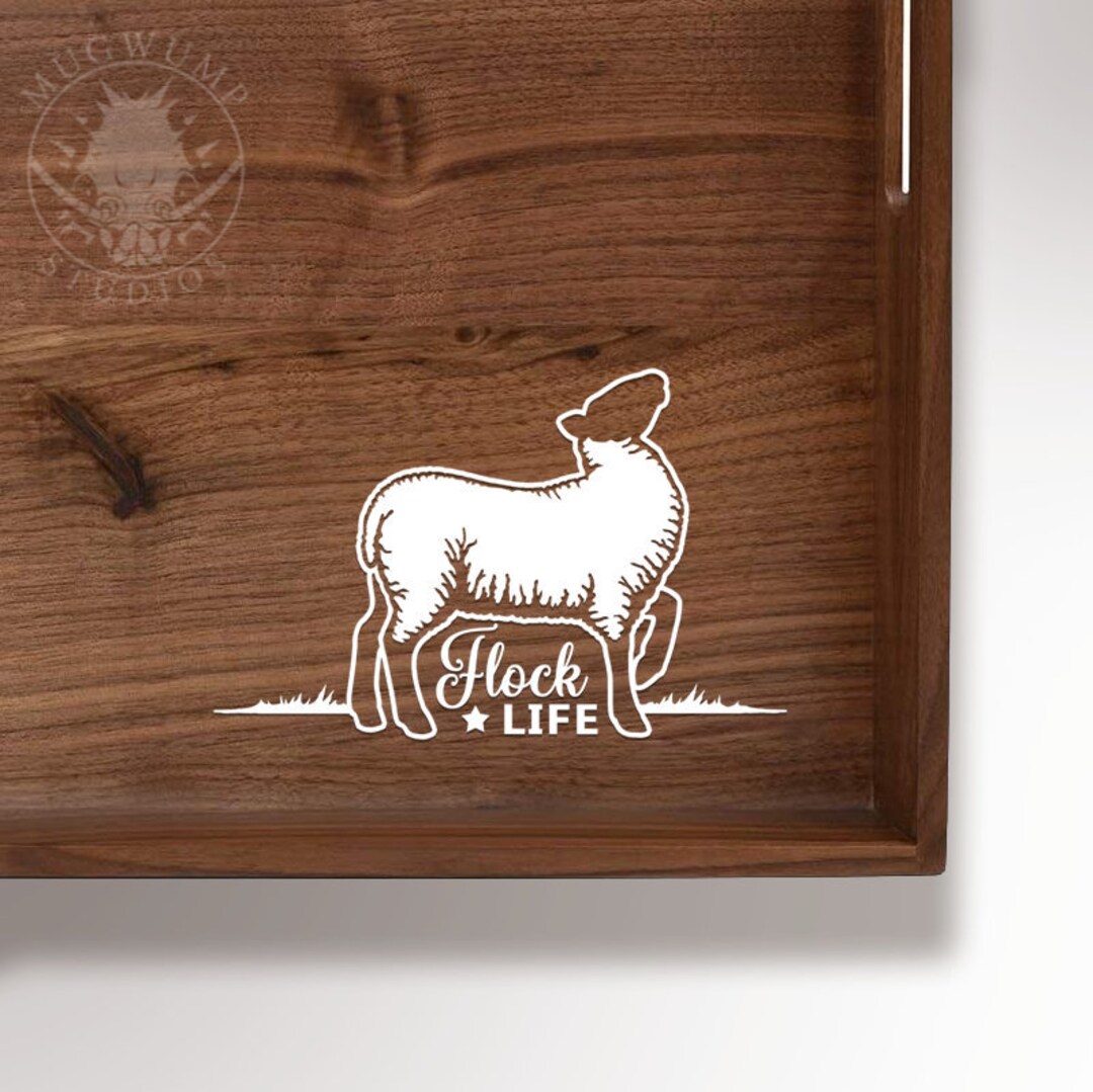 Flock Life Sheep Decal Rustic Decal, Country Decal, Western Decal ...