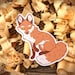 Fox Vinyl Stickers (pack of 3) - Cute Waterproof Fox Sticker Pack - Etsy