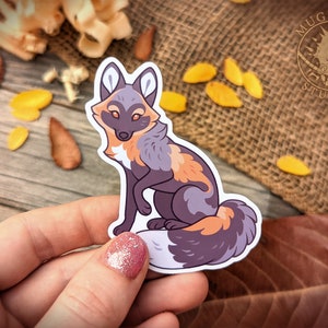 Fox Vinyl Stickers (pack of 3) - Cute Waterproof Fox Sticker Pack - Etsy
