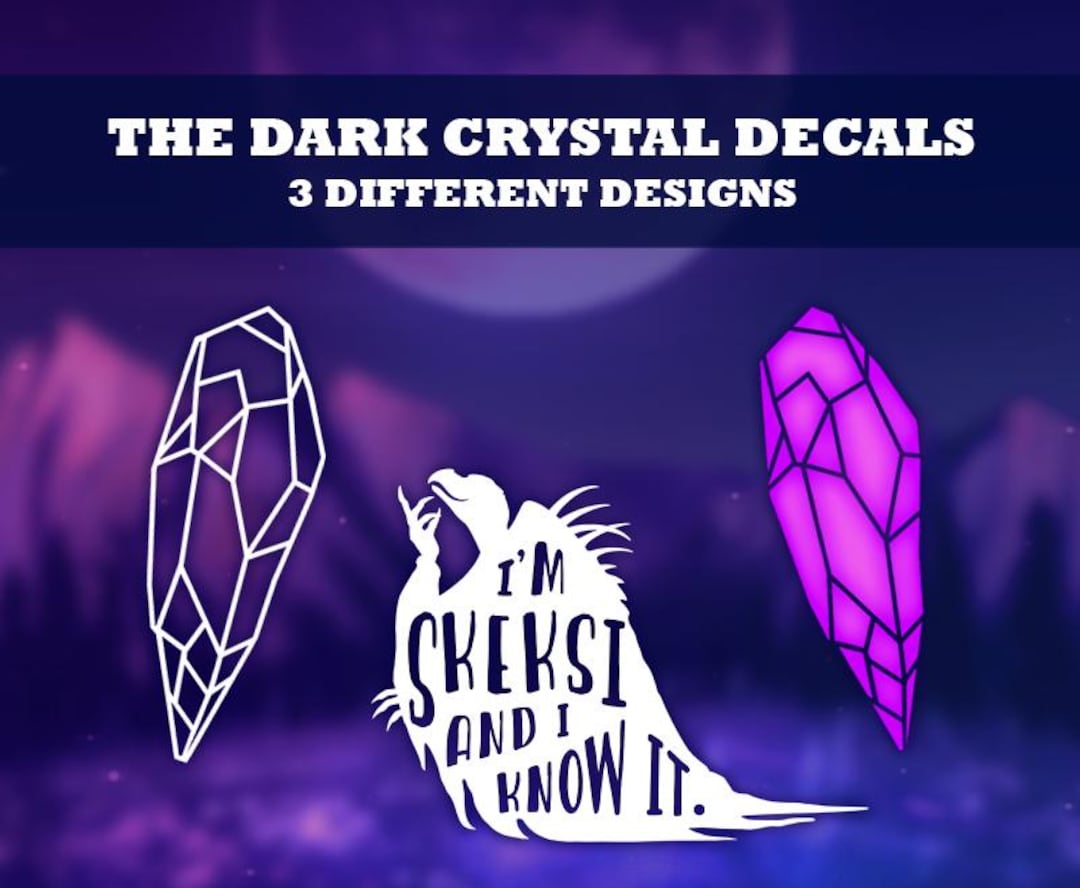 Crystal and Skeksis Decals - I'm Skeksi and I Know It, Magical ...