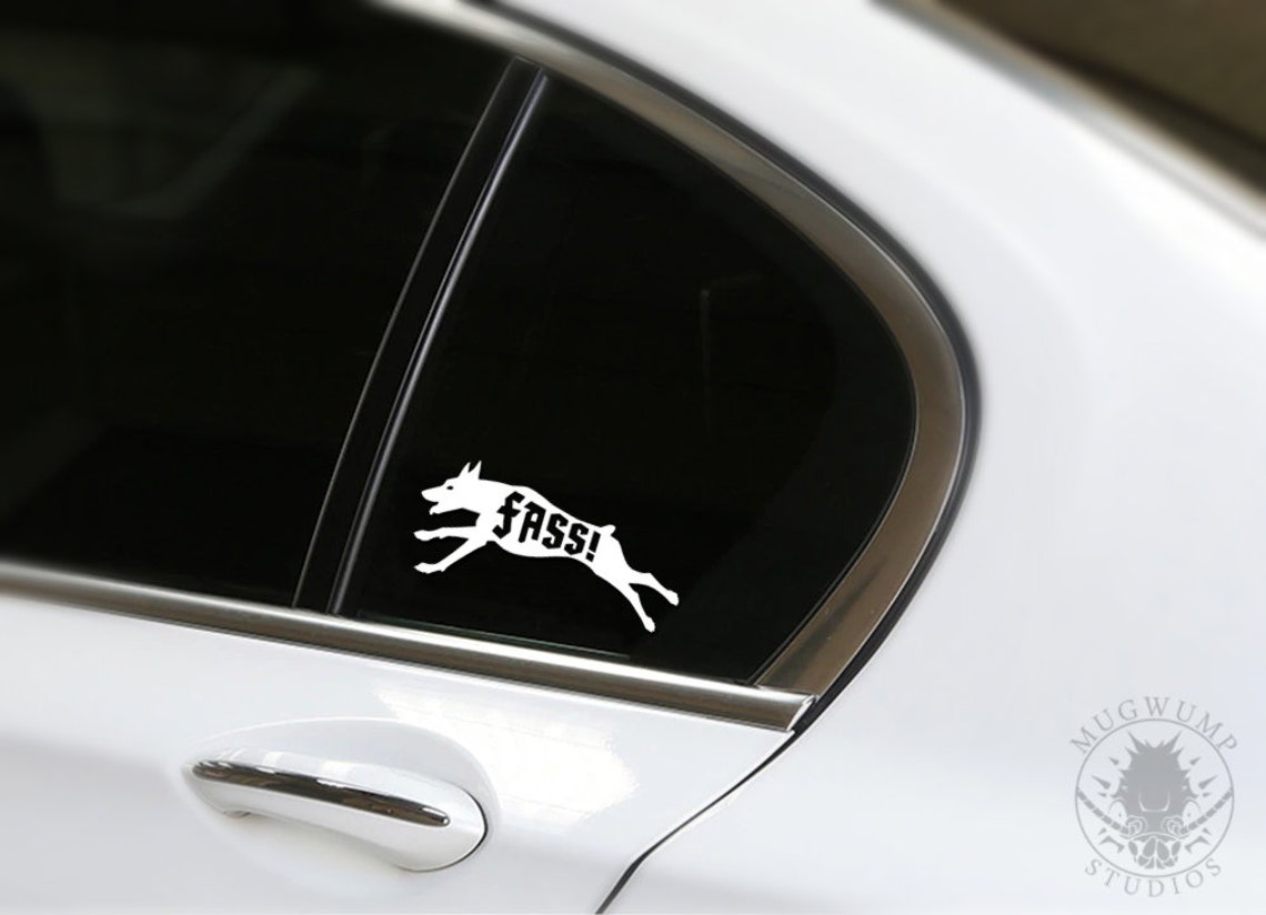 Schutzhund Fass Decal - IGP Dog, Malinois, German Shepherd, Doberman ...