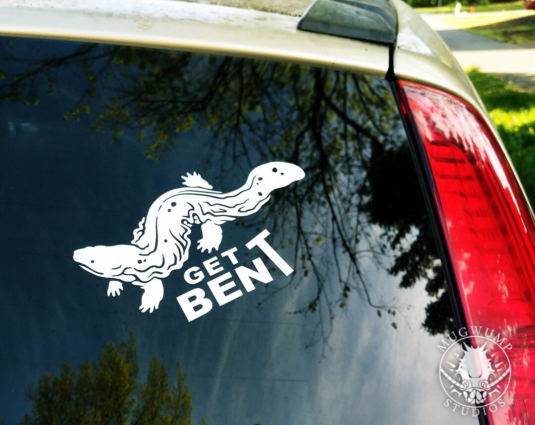 Hellbender Decal - Amphibian, Salamander, Herp Vinyl Bumper Sticker - Etsy