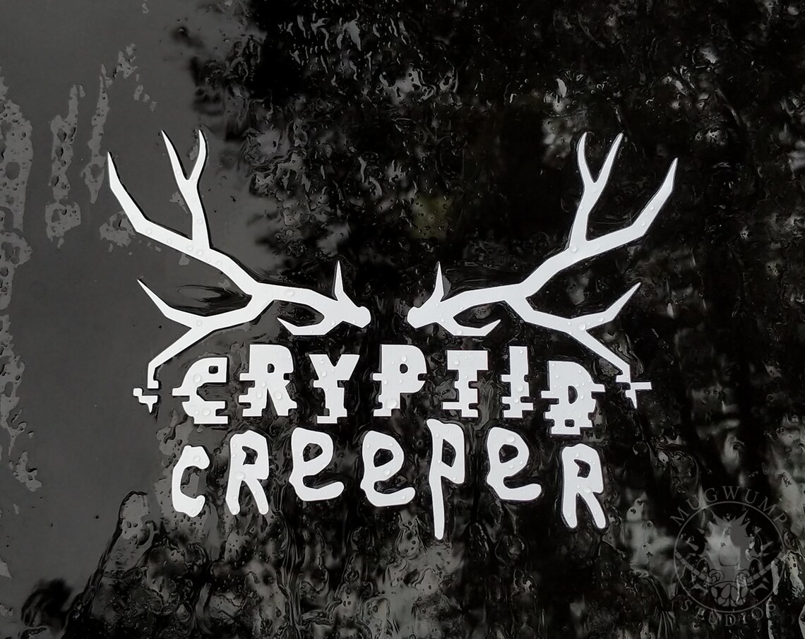 Cryptid Creeper Decal MULTIPLE STYLES AVAILABLE Mothman | Etsy