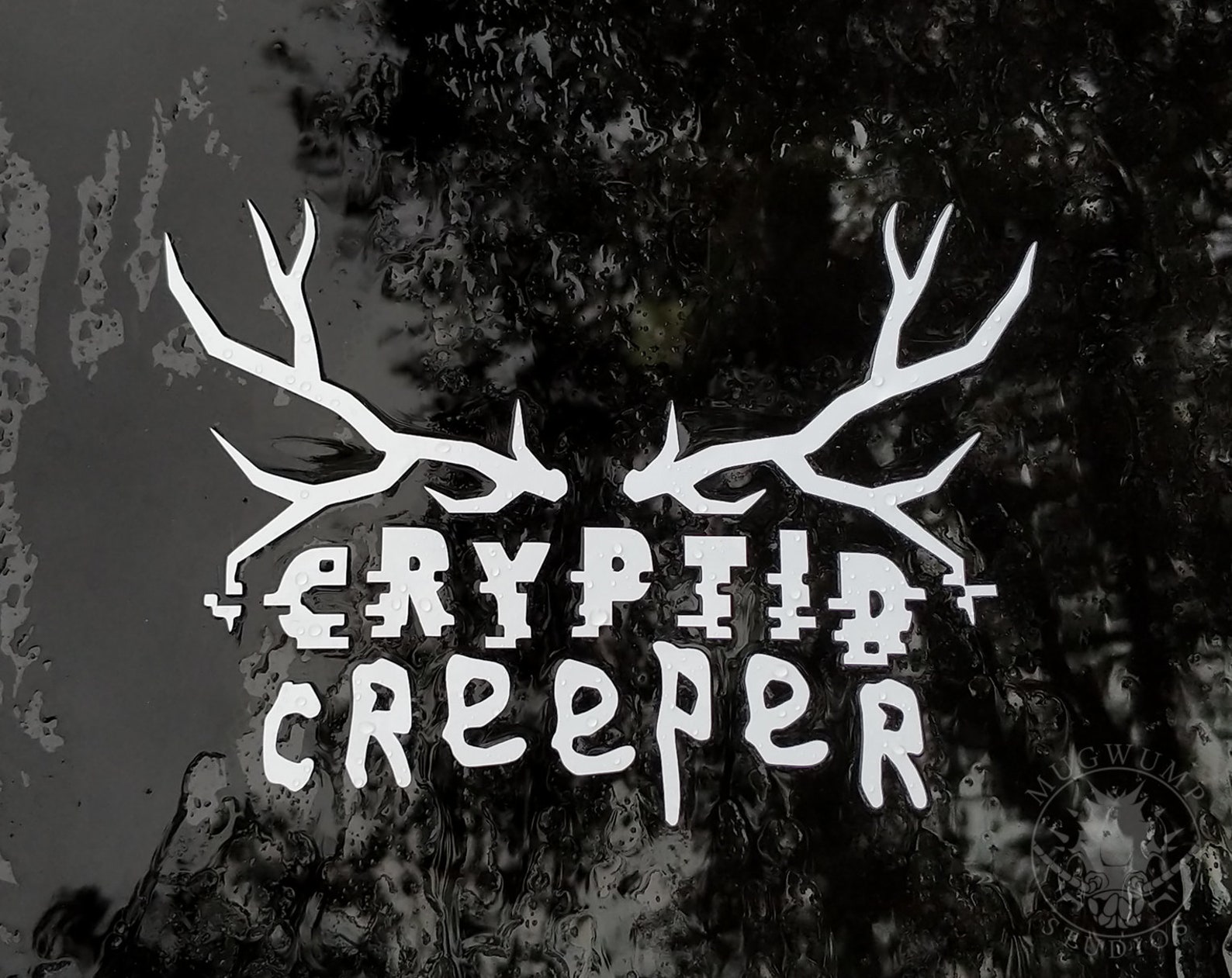 Cryptid Creeper Decal MULTIPLE STYLES AVAILABLE Mothman | Etsy