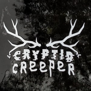 Cryptid Creeper Decal MULTIPLE STYLES AVAILABLE - Mothman, Jersey Devil ...