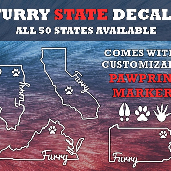 Furry Bumper Sticker for Car - Etsy