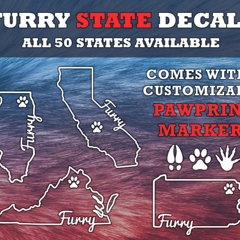 Furry Stickers - Etsy