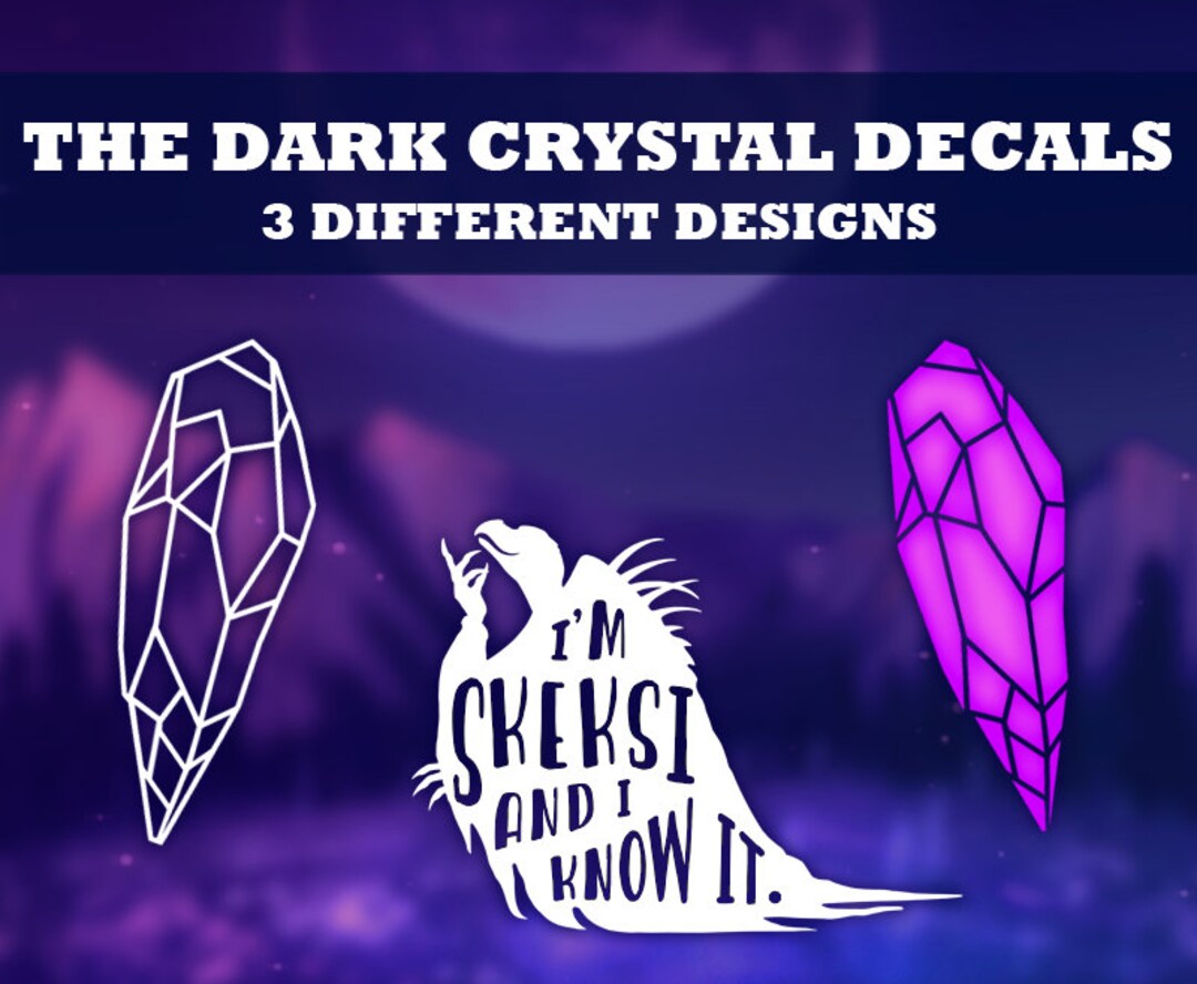 Crystal and Skeksis Decals - I'm Skeksi and I Know It, Magical ...