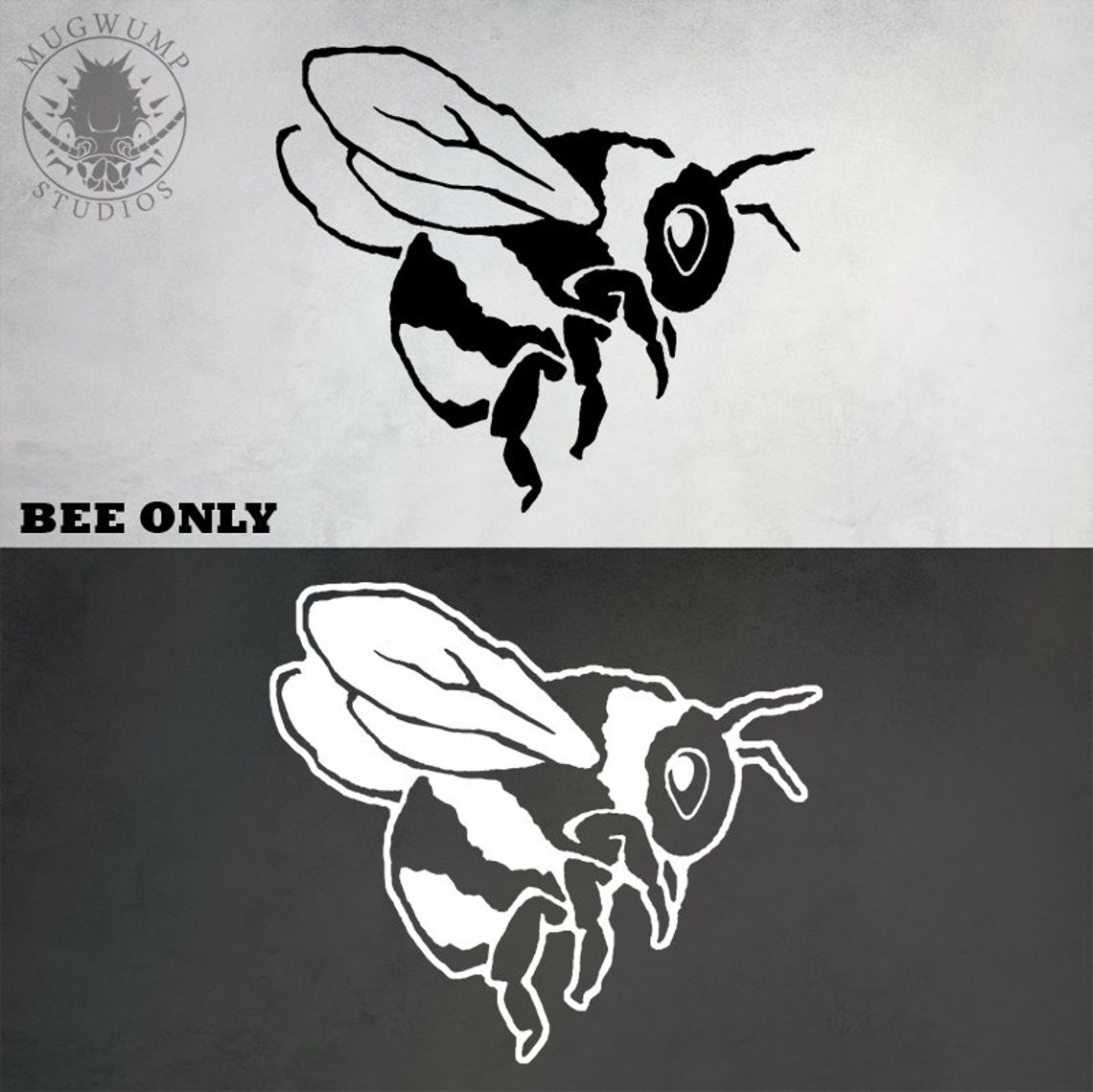 Bumble Bee Decal, Bee Kind - Cute Fat Bee, Garden Insect, Bug, Apiary ...