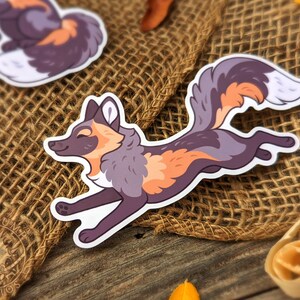 Fox Vinyl Stickers (pack of 3) - Cute Waterproof Fox Sticker Pack - Etsy